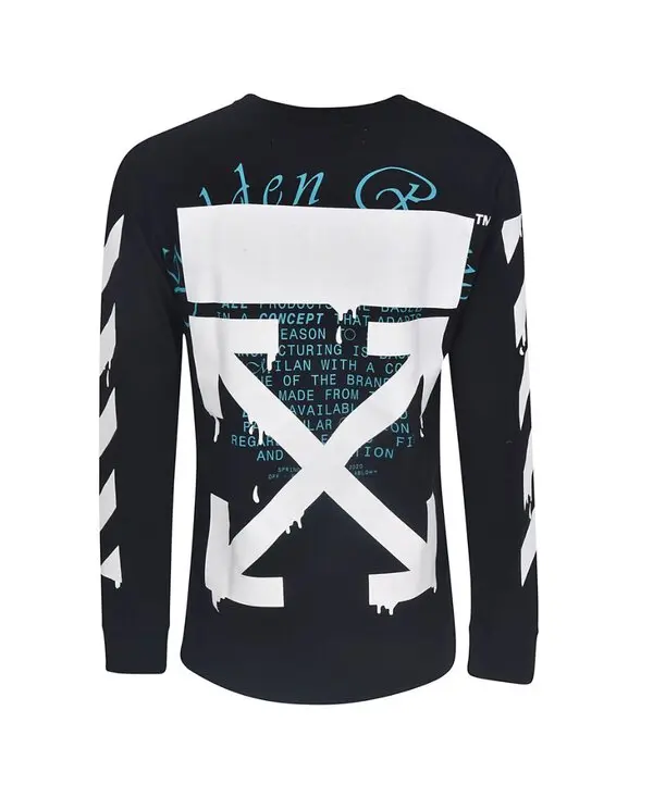 Off-White Dripping Arrows Long-sleeved T-shirt