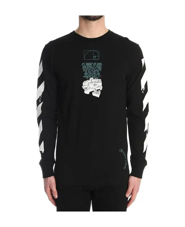 Off-White Dripping Arrows Long-sleeved T-shirt