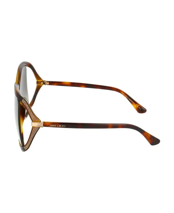 JIMMY CHOO Logo Full-frame Sunglasses