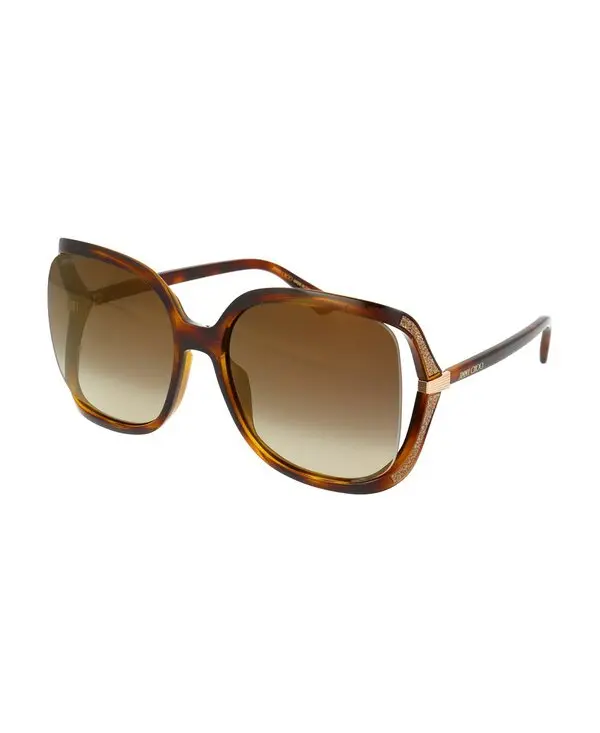 JIMMY CHOO Logo Full-frame Sunglasses