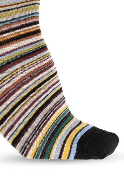 Paul Smith Six-pack Striped Crew Socks - Multicolor