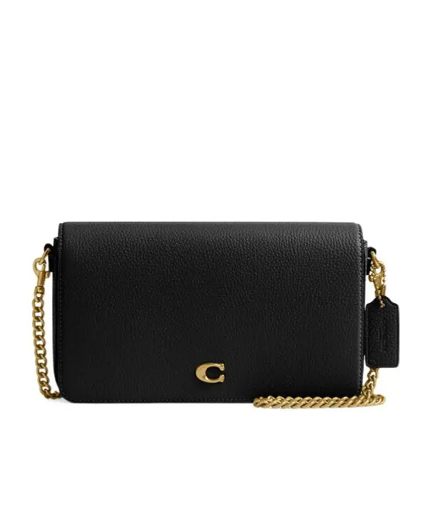 COACH Mila Logo Detail Satchel Bag - Black