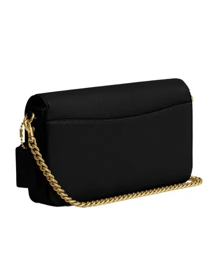 COACH Mila Logo Detail Satchel Bag - Black