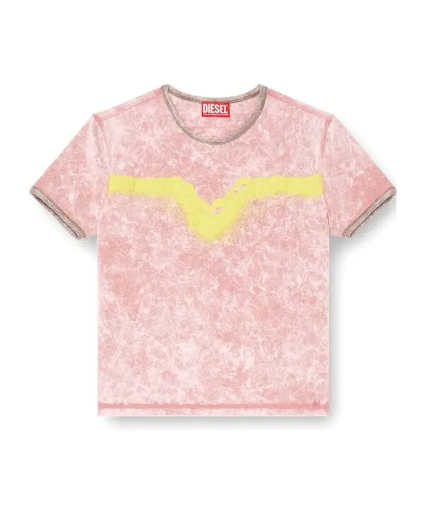 DIESEL® Bubble Print Crewneck T-shirt