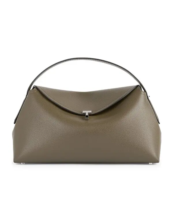 TOTEME T-lock Top Handle Bag - Green