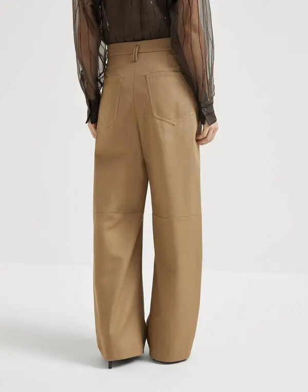 Brunello Cucinelli High Waisted Pleated Trousers