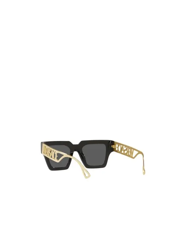 Versace Logo Rectangle Sunglasses