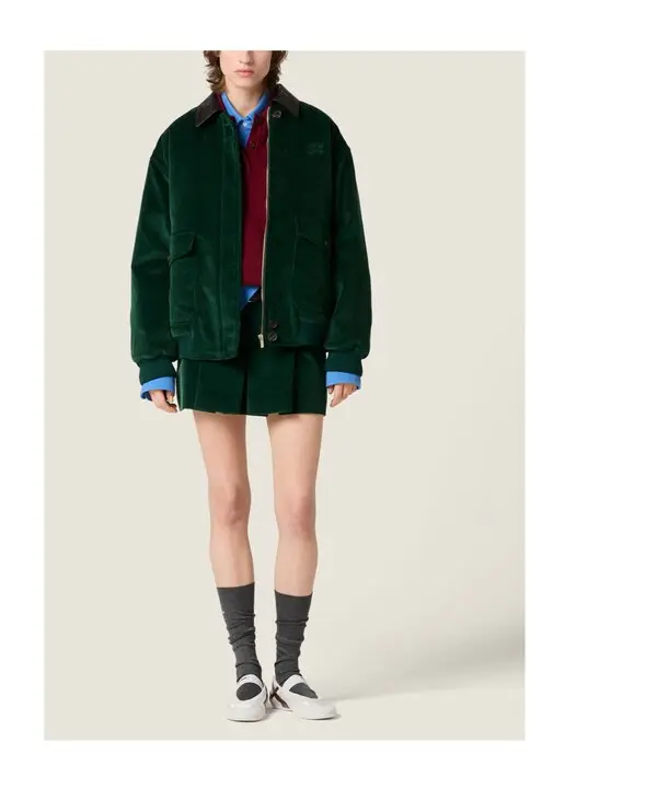 Miu Miu Corduroy Mini Skirt