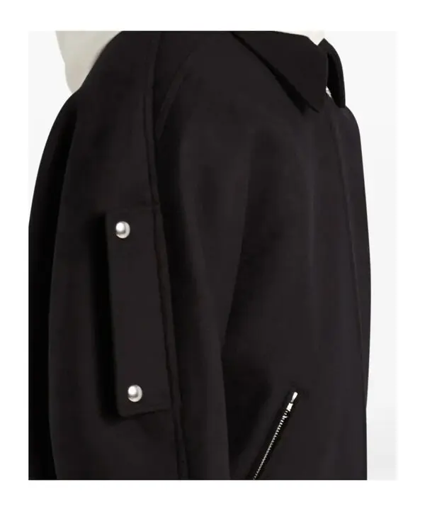 COURREGES Embroidered Bomber Jacket - Black