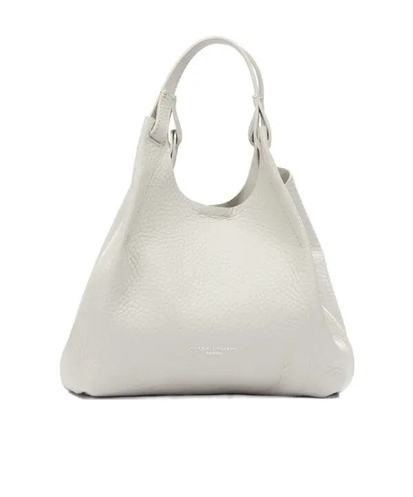 GIANNI CHIARINI Pebbled-leather Tote Bag - Grey