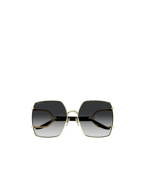 Gucci Oversized Square Sunglasses - Golden
