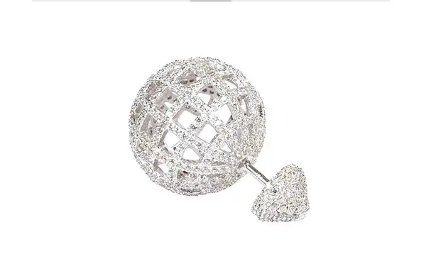 APM MONACO Single Round Stud Earring