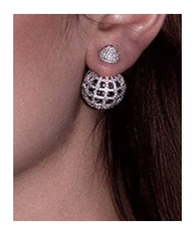 APM MONACO Single Round Stud Earring
