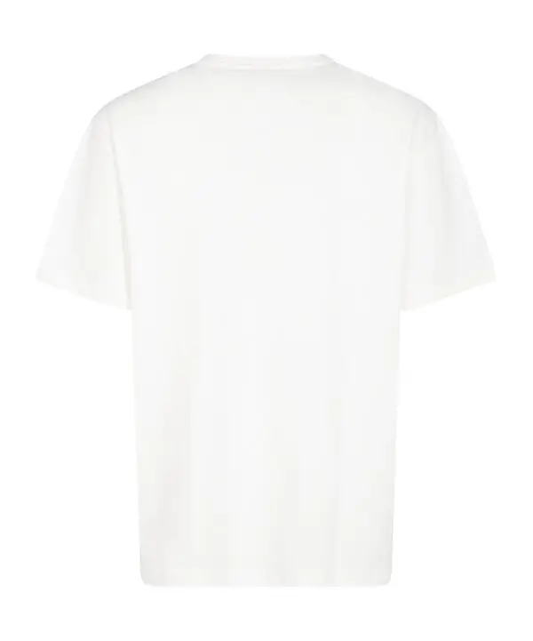 A.p.c. Flocked Logo Crewneck T-shirt - Blanc/vert