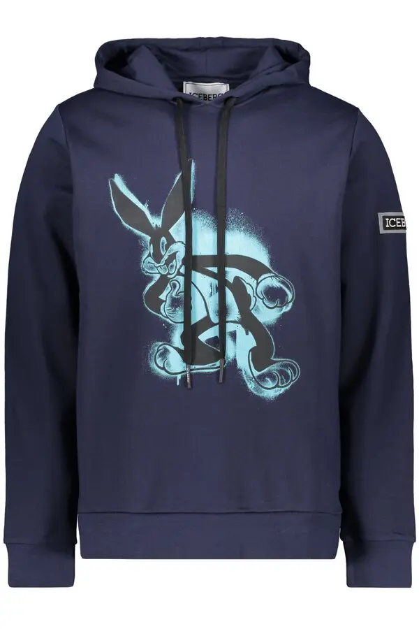 Iceberg Graphic Hoodie - Black
