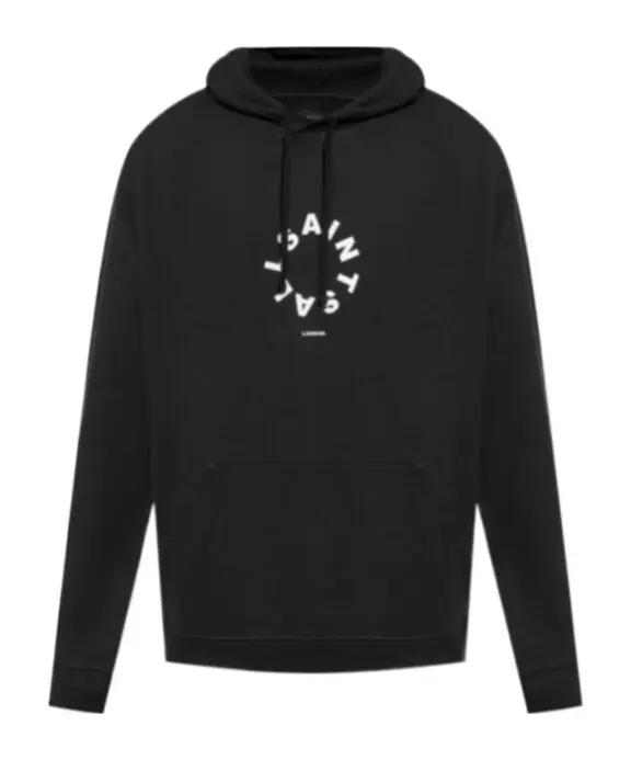 ALLSAINTS Graphic Logo Knit Sweater