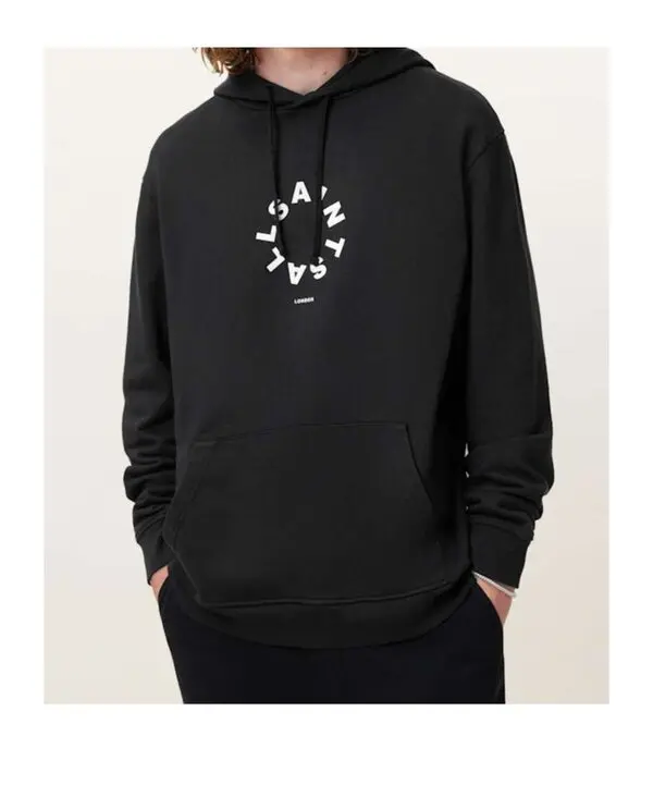 ALLSAINTS Graphic Logo Knit Sweater