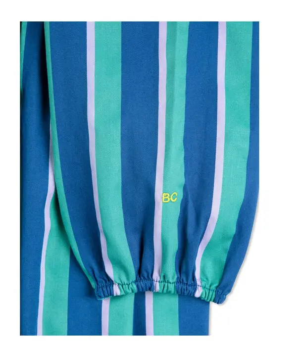 BOBO CHOSES Ruffled Sleeve Striped Dress