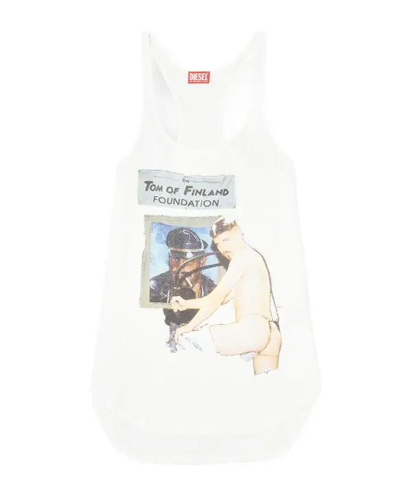 DIESEL® X Tom Of Finland Foundation Tank Top - White