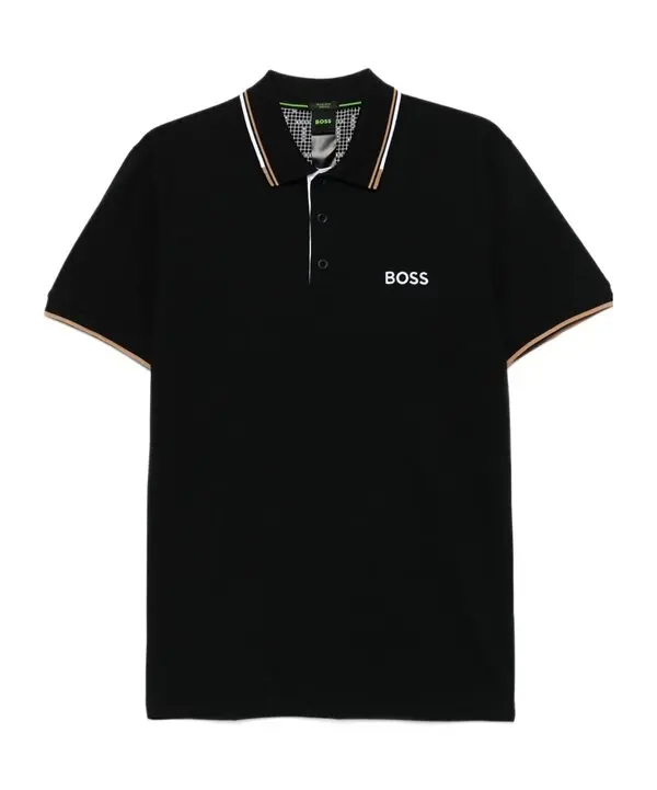 Hugo Boss Logo Embroidered Short-sleeved Polo Shirt