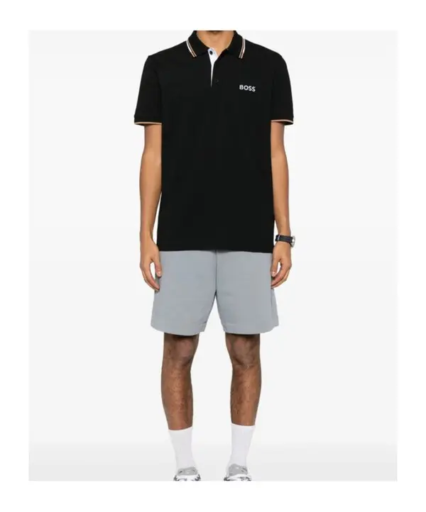 Hugo Boss Logo Embroidered Short-sleeved Polo Shirt