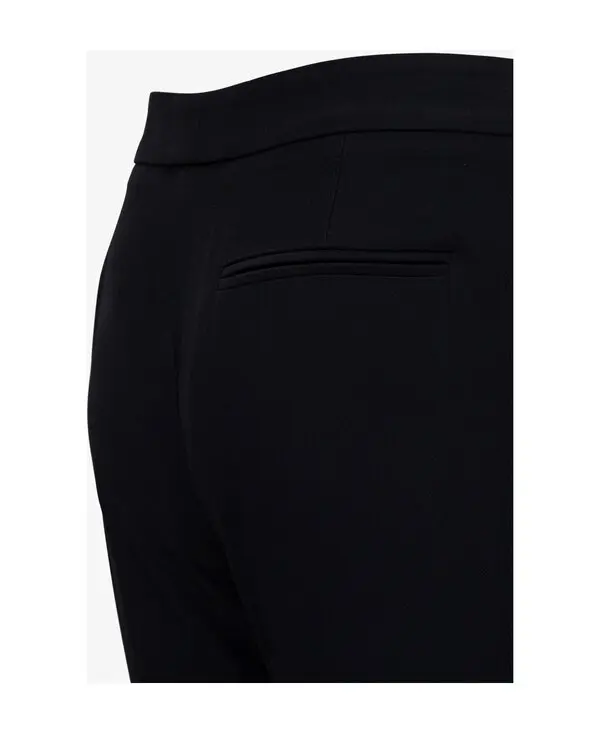 Alexander McQueen Cropped Cigarette Trousers - Black