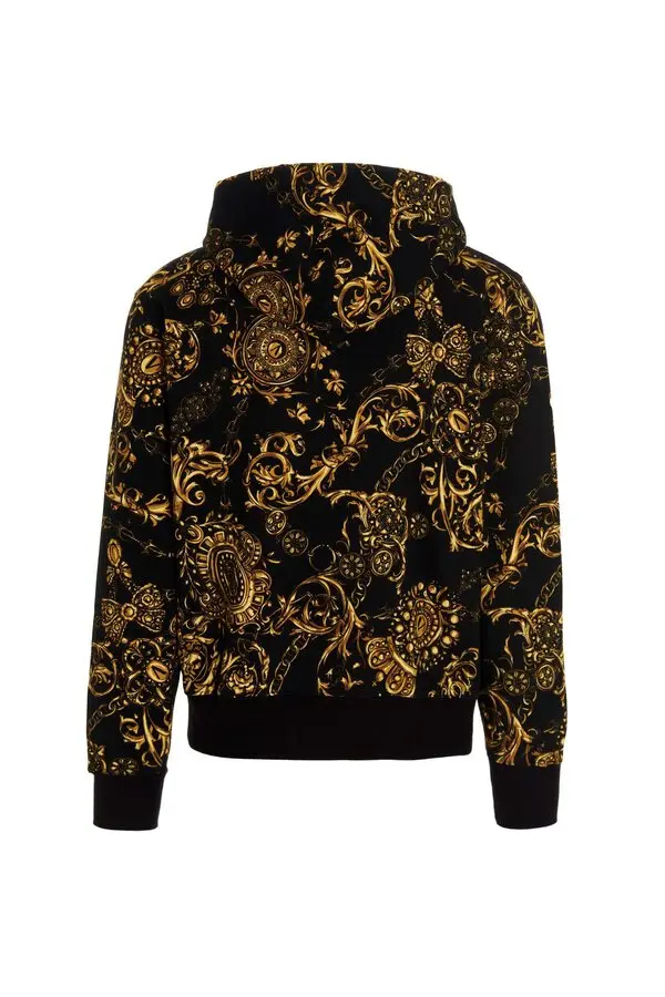 Versace Baroque Print Full Zip Hoodie