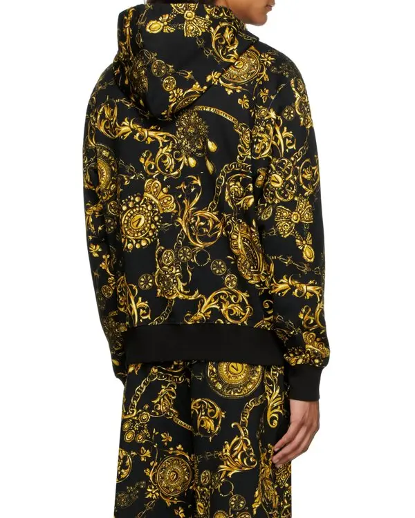 Versace Baroque Print Full Zip Hoodie