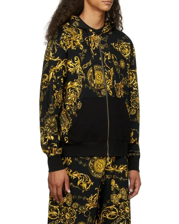 Versace Baroque Print Full Zip Hoodie
