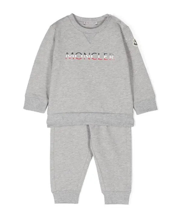Moncler Logo Sportswear Set - Grey