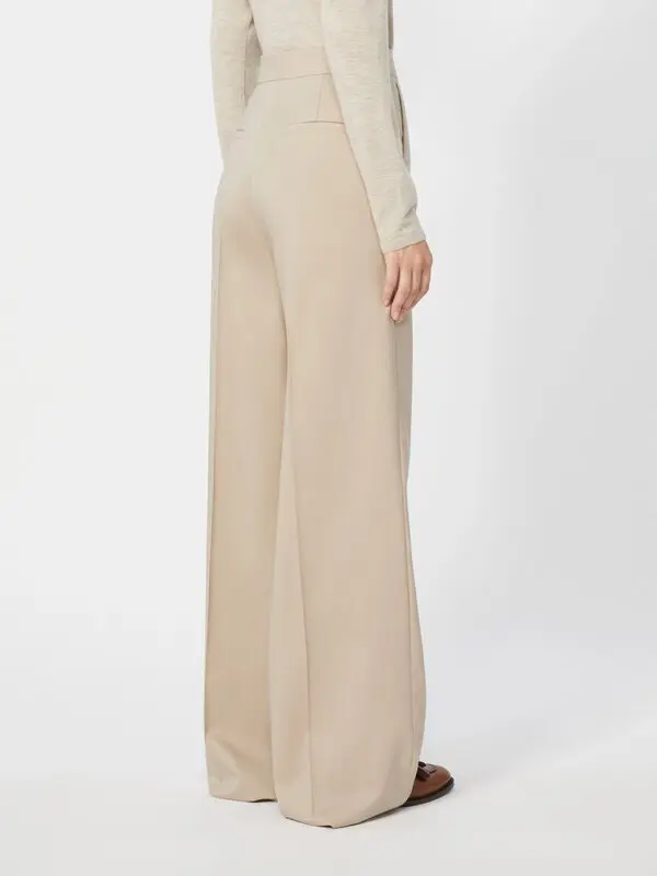 Max Mara Girone Wide-leg Trousers - Nude