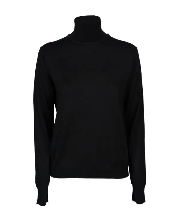 MAISON MARGIELA Work In Progress" Roll Neck Jumper - Black