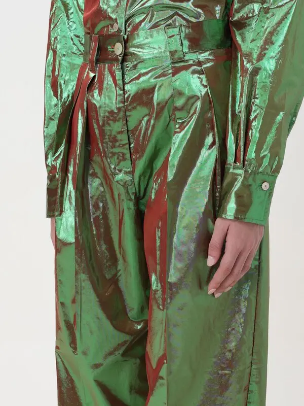 FORTE_FORTE Metallic Sheen Trousers