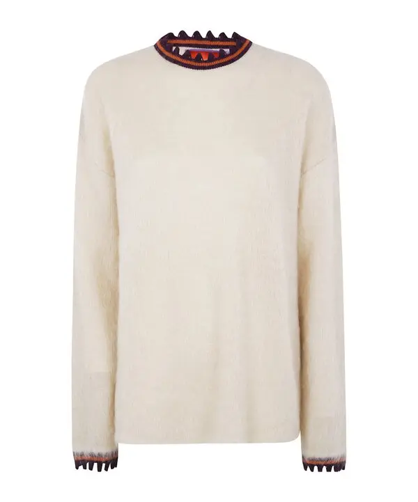 La DoubleJ Camden Mohair Jumper - Ecru