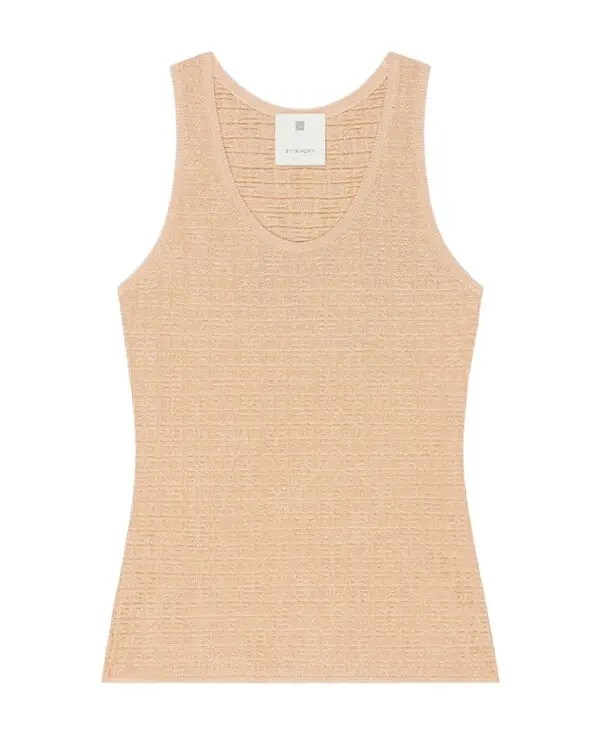 Givenchy 4g Mini Jacquard Tank Top - Brown