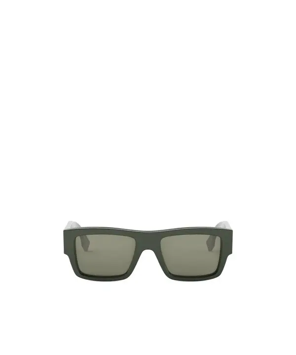 Fendi Rectangular Frame Sunglasses - Black