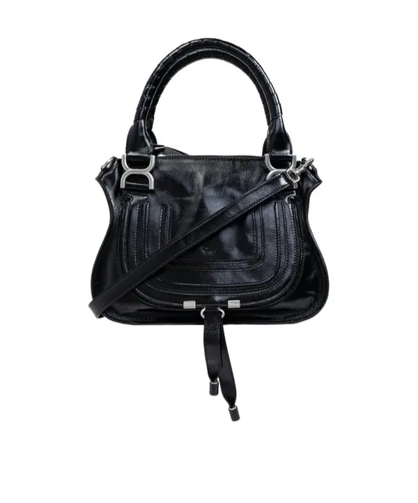 Chloé Marcie Zipped Small Tote Bag - Black