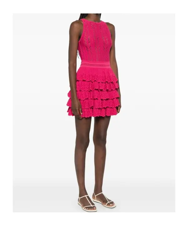 ANTONINO VALENTI Sleeveless Tiered Dress