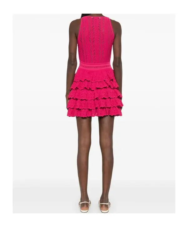 ANTONINO VALENTI Sleeveless Tiered Dress