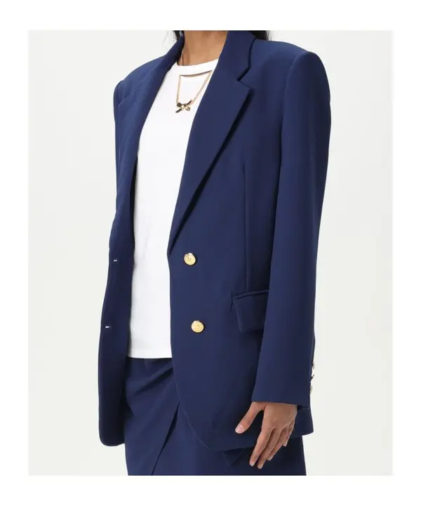 Elisabetta Franchi Single-breasted Oversized Jacket