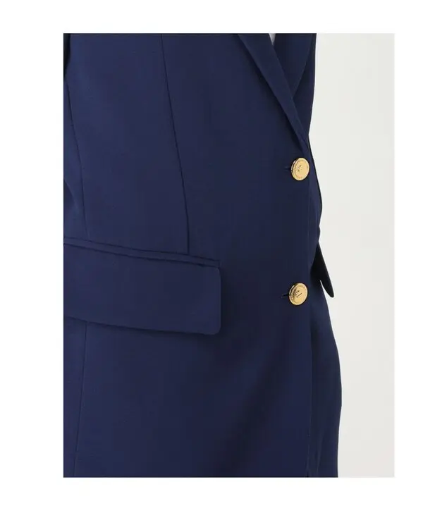 Elisabetta Franchi Single-breasted Oversized Jacket