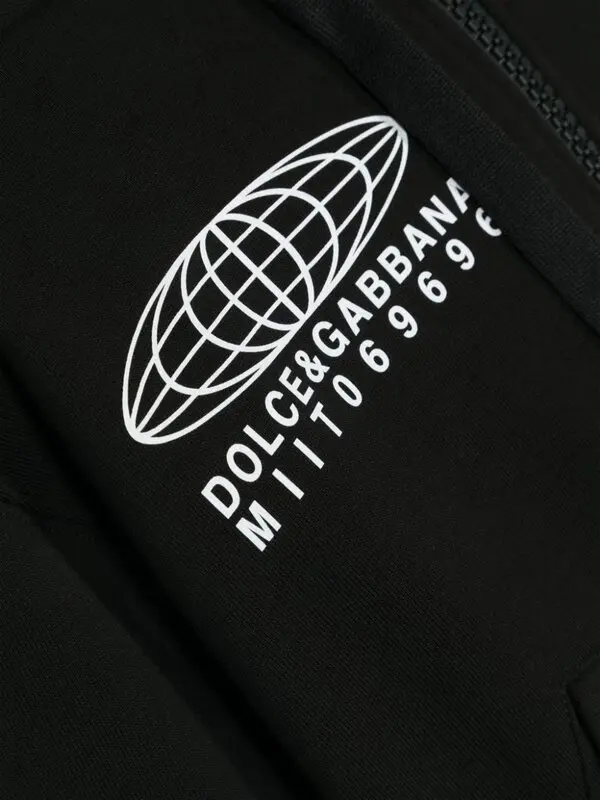 Dolce & Gabbana Printed Cotton Hoodie