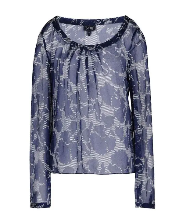 Emporio Armani Printed Long Sleeve Blouse