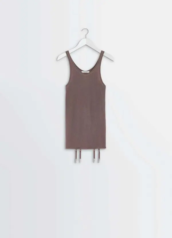 LEMAIRE Ribbed Knit Tank Top