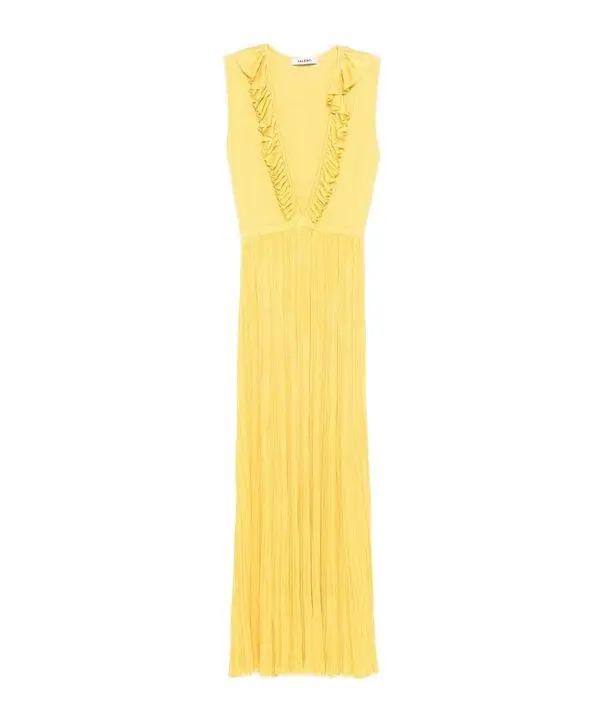 ANTONINO VALENTI Sicilia Extra-long Dress - Yellow