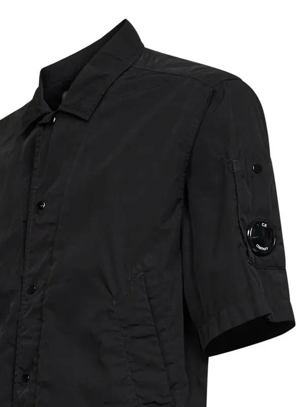 C.P. COMPANY Pointed Collar Short-sleeved Shirt
