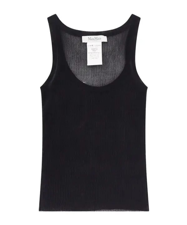 Max Mara Sleeveless Ribbed Top
