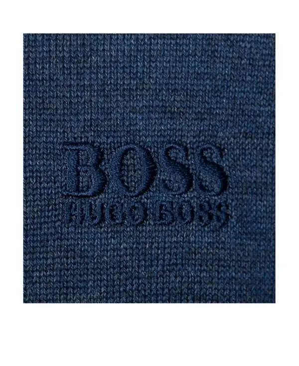 Hugo Boss Embroidered Pullover - Blue