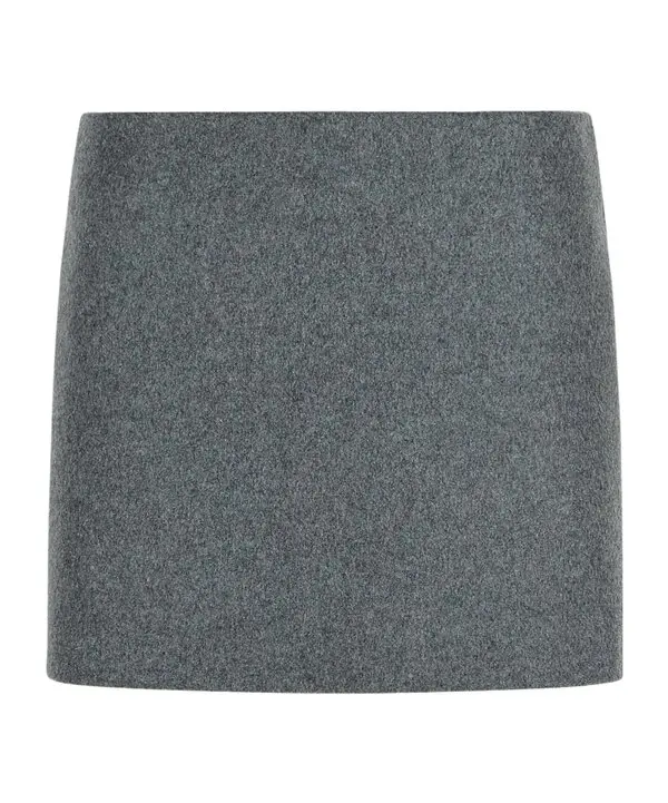 Sportmax Darted Wool Skirt - Grey