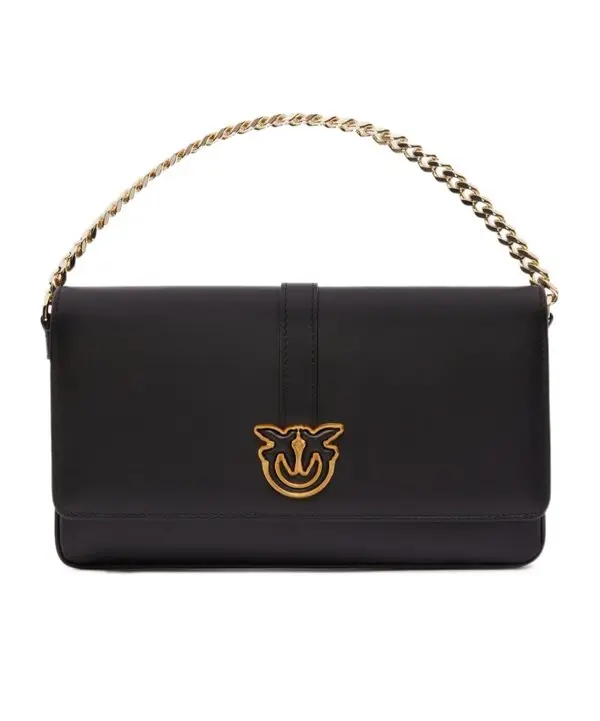 Pinko Chain Shoulder Bag - Black